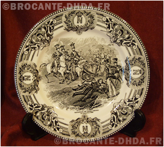 assiette boch napoléon n° 10 - D'Hier & D'Aujourd'hui