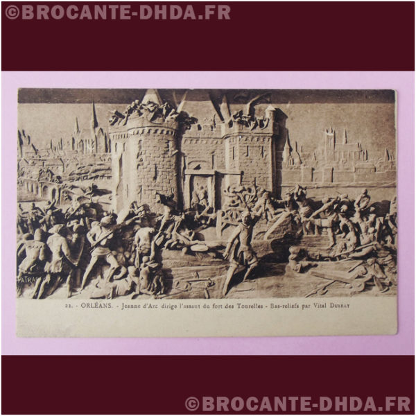 Orléans - jeanne d'arc dirige l'assaut du fort des tourelles - bas ...