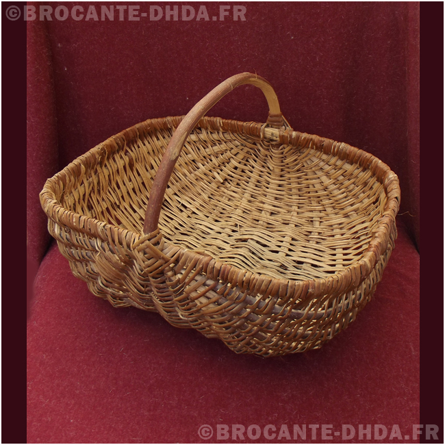 Panier en osier artisanal - D'Hier & D'Aujourd'hui