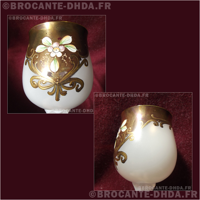 Coffret 2 verres en cristal émaillé - D'Hier & D'Aujourd'hui