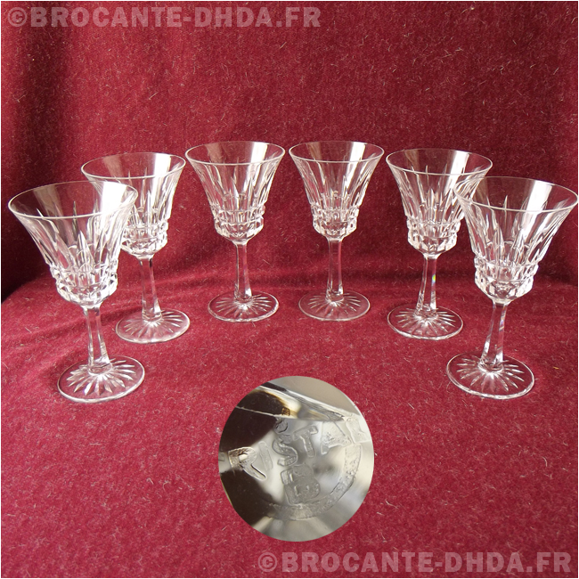 Suite de 8 verres à porto en cristal V&B - D'Hier & D'Aujourd'hui