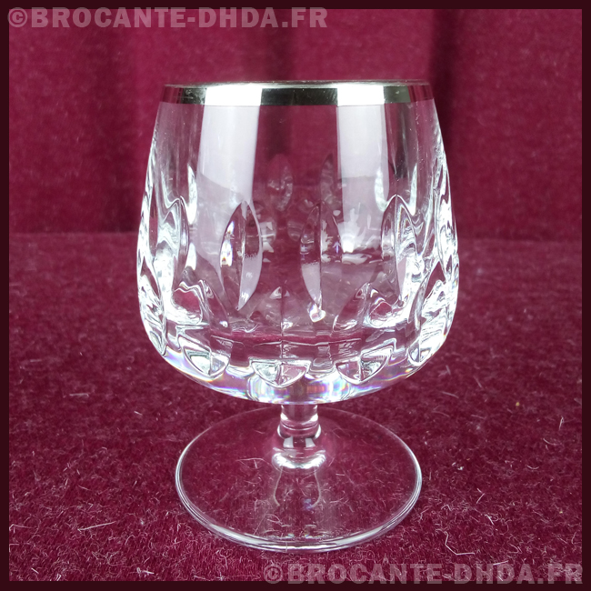 Suite de 6 verres à cognac en cristal - D'Hier & D'Aujourd'hui