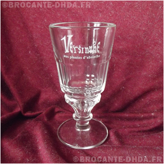 Verre publicitaire Versinthe (absinthe) - D'Hier & D'Aujourd'hui