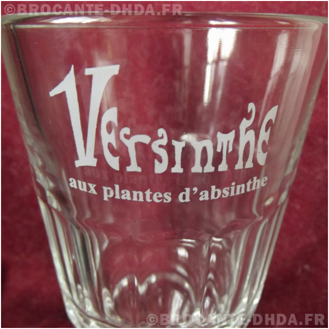 Verre publicitaire Versinthe (absinthe) - D'Hier & D'Aujourd'hui