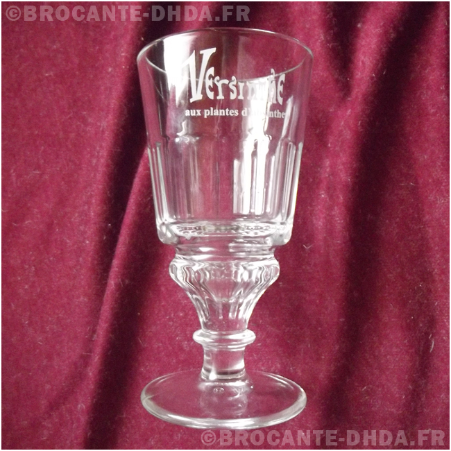 Verre publicitaire Versinthe (absinthe) - D'Hier & D'Aujourd'hui