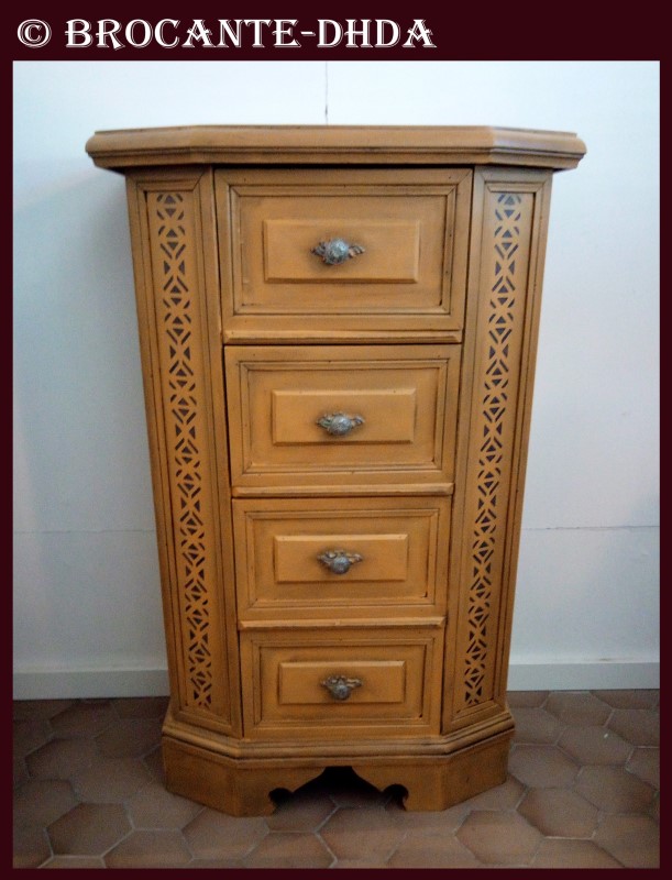 Meuble d'appoint 4 tiroirs - D'Hier & D'Aujourd'hui